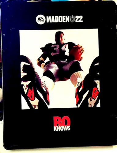 Madden NFL 22 Xbox One Bo Knows Official Collector's Steelbook MINT ...