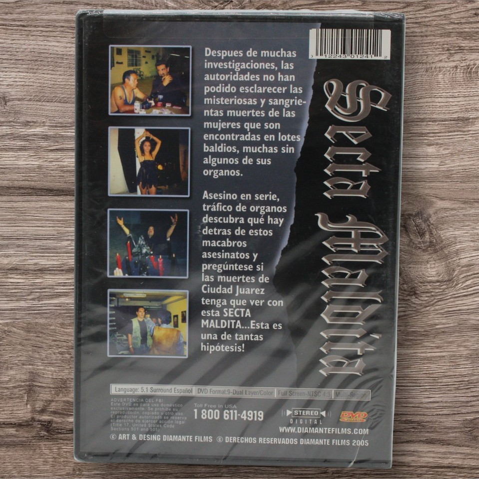Secta Maldita NEW SEALED Spanish Language DVD Roberto Ballesteros ...