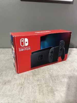 Nintendo Switch Gray Joy Cons 32GB Gaming Console - New Open Box Never ...