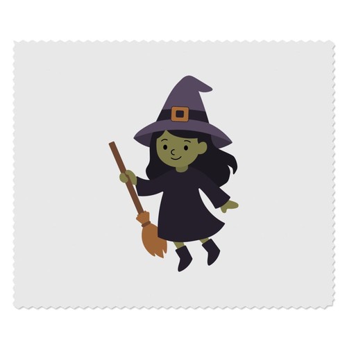 2 x 'Witch with Broomstick' Lens Cleaning Cloths (LC00036098) | eBay UK