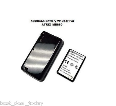 Mugen Power 4800mah Extended Battery For Motorola Atrix MB860 | eBay