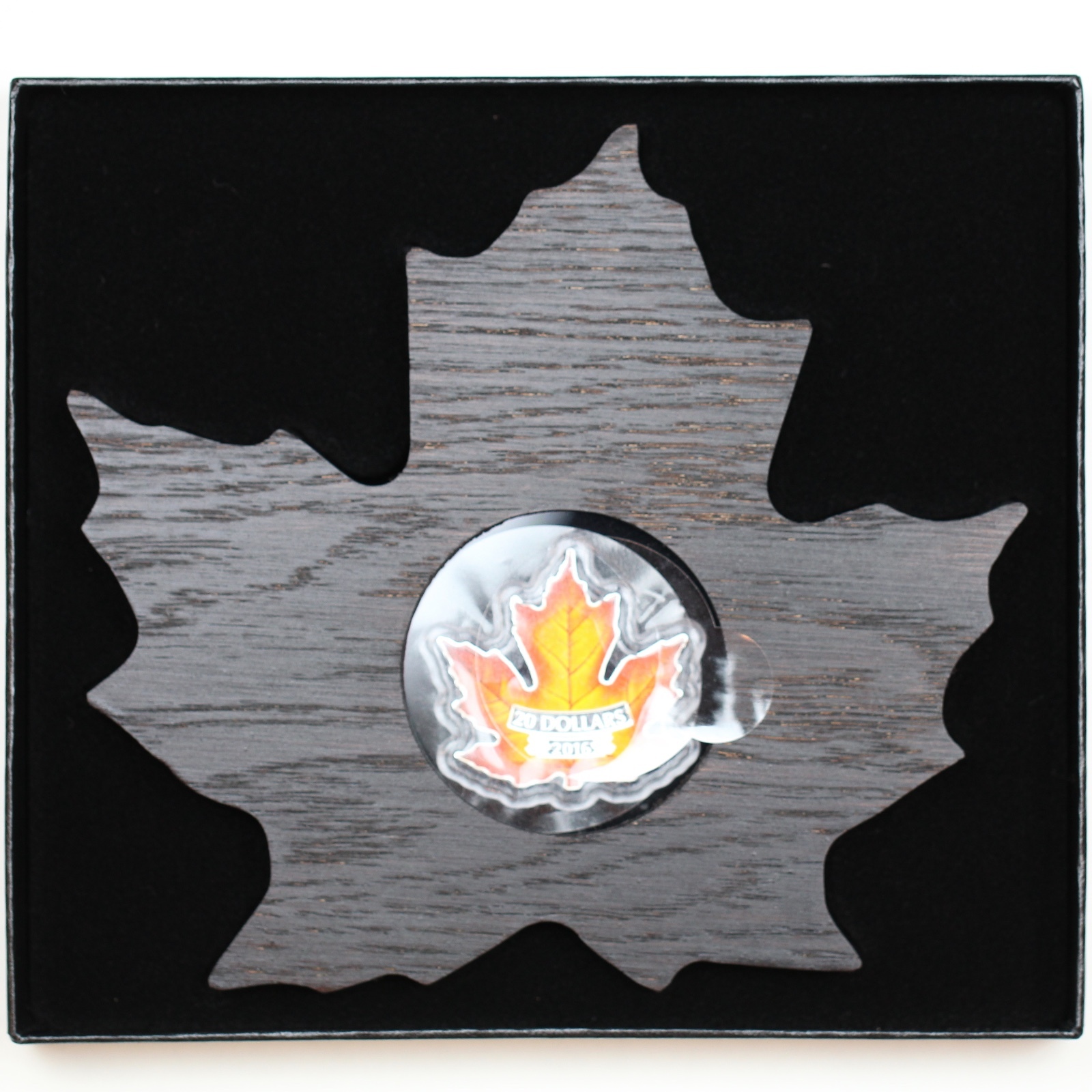 Canada 2016 $20 Canadian Maple Leaf Shaped Coin, 99.99% Pure Silver ...