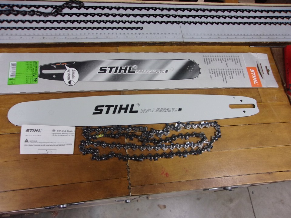 Stihl OEM 20" Guide Bar & Chain .325" .063" 81DL 26RS 3003-008-6821 #GM ...