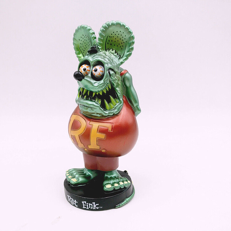 Green Rat Fink Roth Ed Big Daddy Bobblehead Custom Wacky Wobbler Figure ...