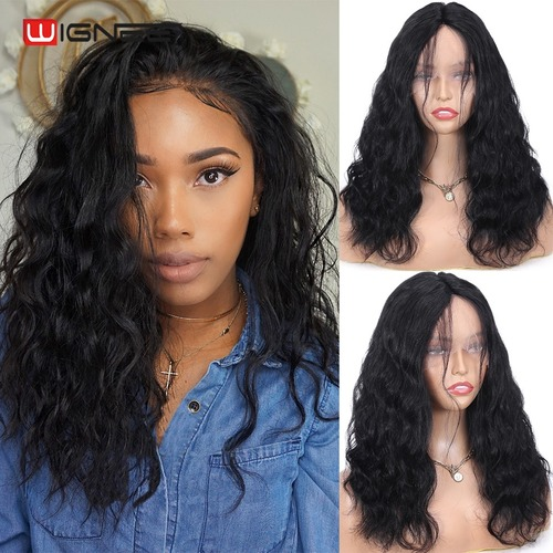 Natural Wave Lace Front Human Hair Wigs 13x4x1 HD Lace Body Wave Pre ...