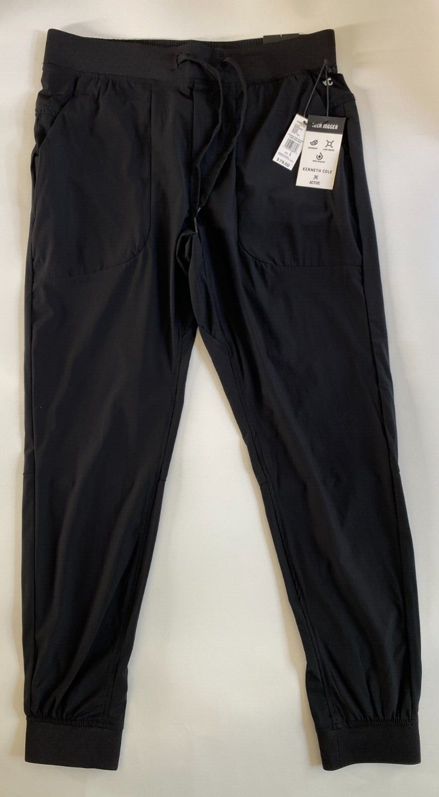 NEW Kenneth Cole Men's Active Lightweight Stretch Tech Jogger Pants ...