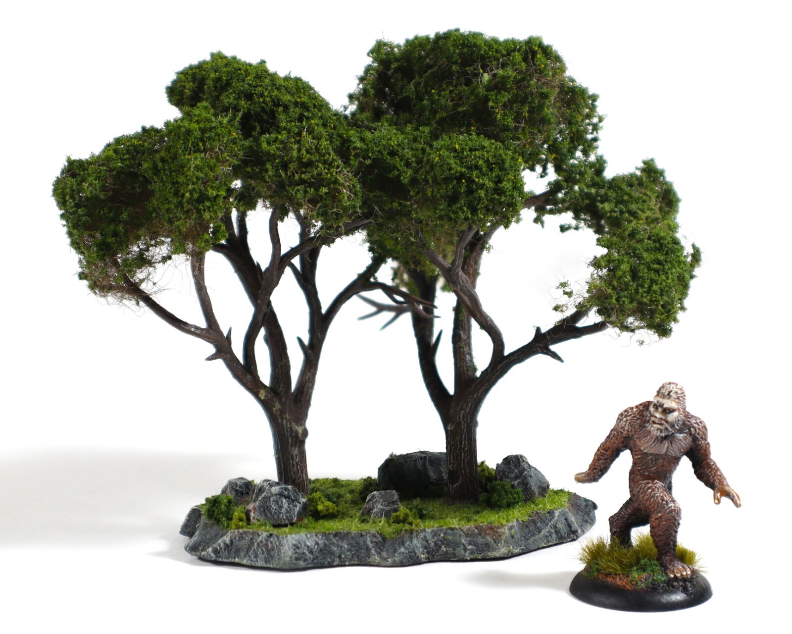 Tree Terrain for TTRPGs & Wargaming 3-5 inches - Handmade Scenery for ...