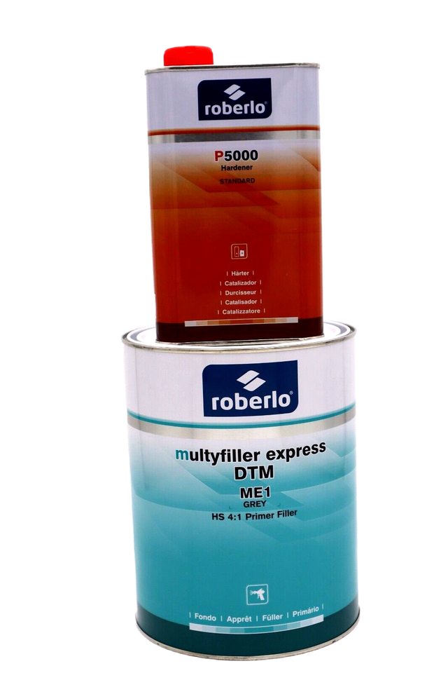 Roberlo Multyfiller Express ME1 GREY 4:1 Urethane Primer (2K) DTM ...