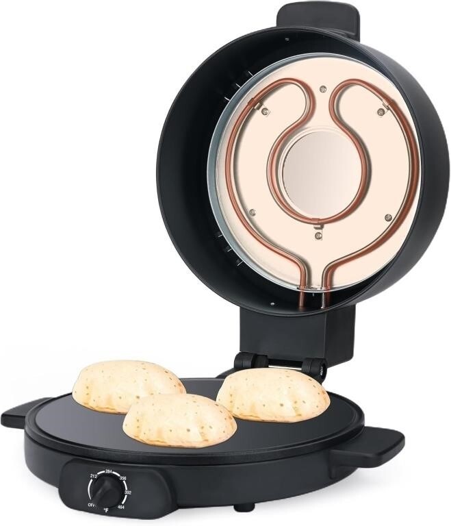 Arabic Bread Maker Machine, 12 Inch Electric Middle East Pita Making ...