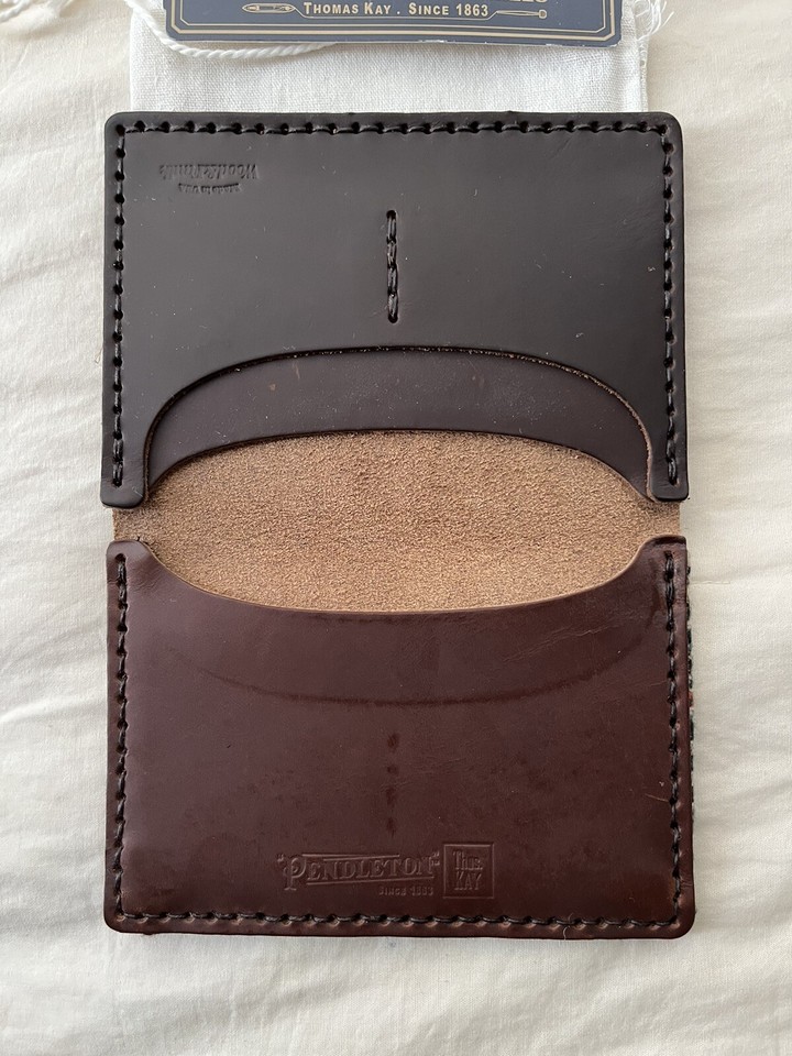 Pendleton Men's Thomas Kay Passport Case, Tan Leather & Wool Made In USA | eBay