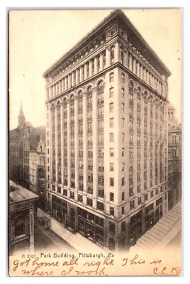 Early 1900s- Park Building- Pittsburgh, Pennsylvania Postcard (Posted ...