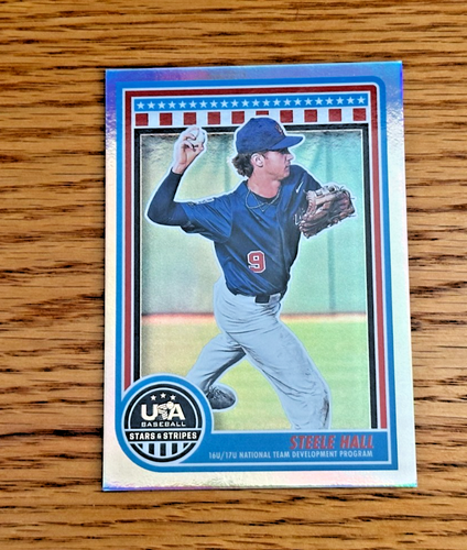 STEELE HALL 2025 Panini Stars and Stripes USA Baseball #102 | eBay