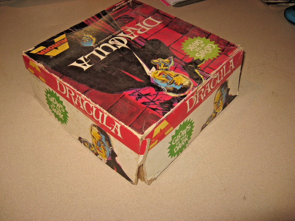 AURORA 1972 DRACULA PLASTIC ASSEMBLY EMPTY BOX AS IS | eBay
