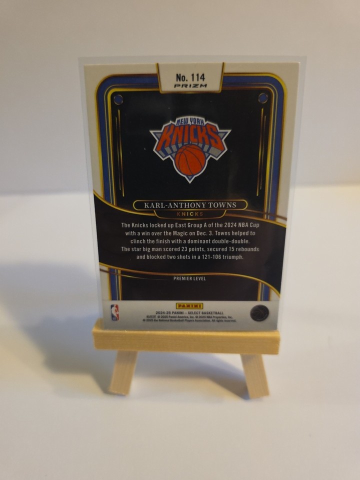 2024/25 Select Prizm Premier Level Karl Anthony Towns | eBay