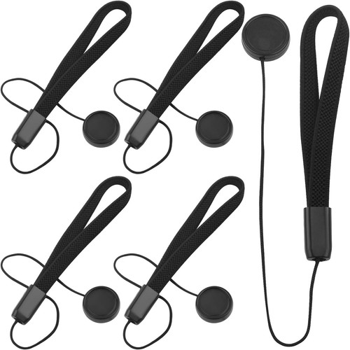 5 Pack Lens Cap Keeper Holders with Elastic String Anti-Loss Lens Cover ...