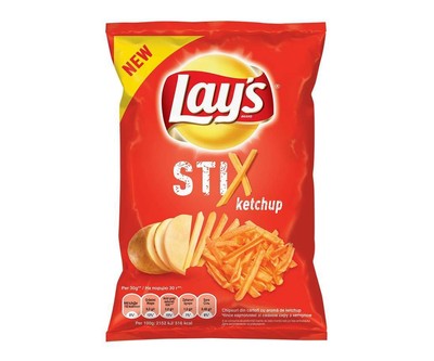 LAYS STIX Ketchup Flavor Potato Chips Crisps French Fries Snack 140g 4 ...