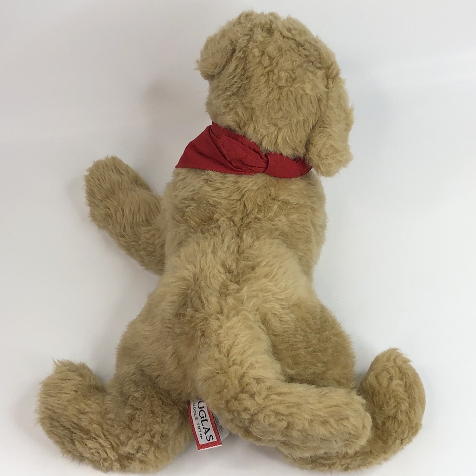 Douglas The Cuddle Toy Realistic Brown 14" Labradoodle Dog Plush ...