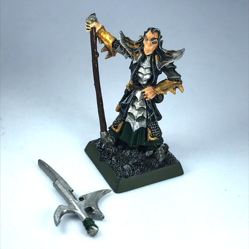 Classic Metal Dark Elf Elves Black Guard Warrior - Warhammer Fantasy ...