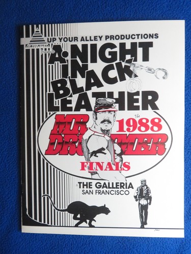 A NIGHT IN BLACK LEATHER MR DRUMMER 1988 FINALS THE GALLERIA SAN ...