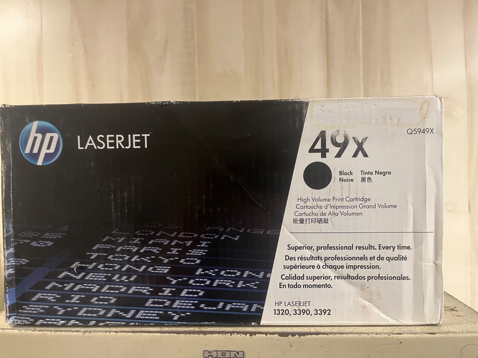 GENUINE HP 49X BLACK Q5949X HIGH YIELD TONER LASERJET sealed box w ...