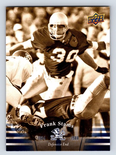 Frank Stams 2013 Upper Deck University of Notre Dame Fighting Irish #44 ...