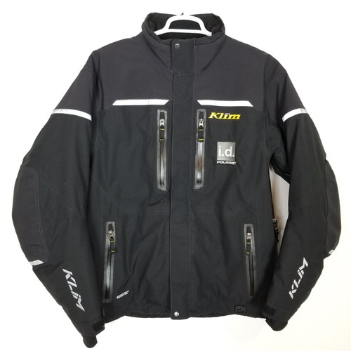 KLIM Men Keweenaw Snowmobile Trail Jacket Sz XL Black Polaris Logo Zip Up | eBay