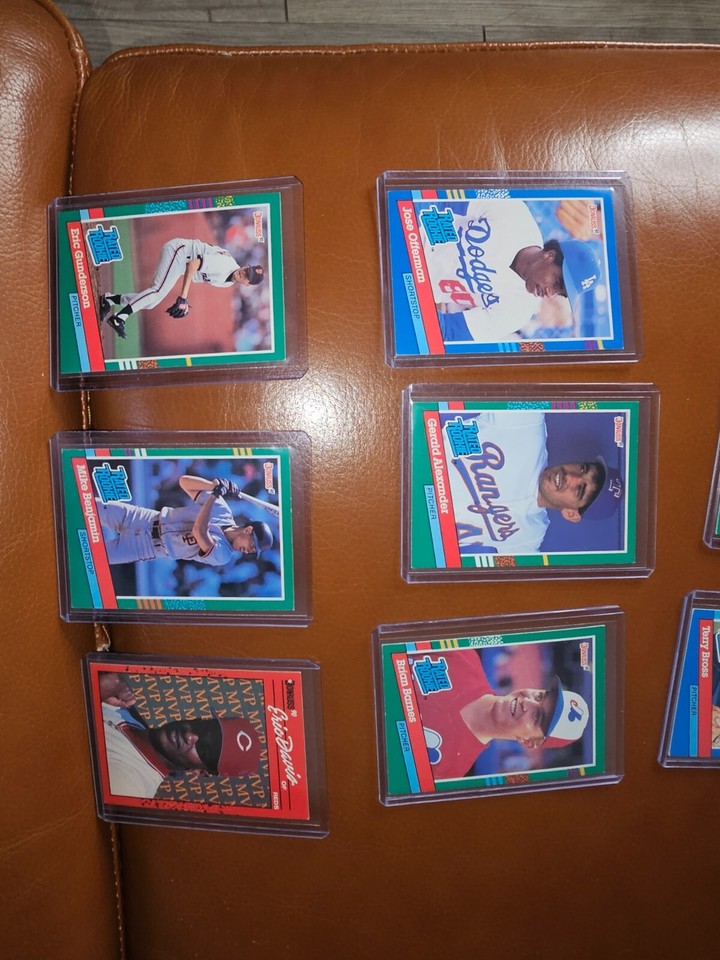 1990 Donruss Error Cards lot ( No dot after inc) | eBay