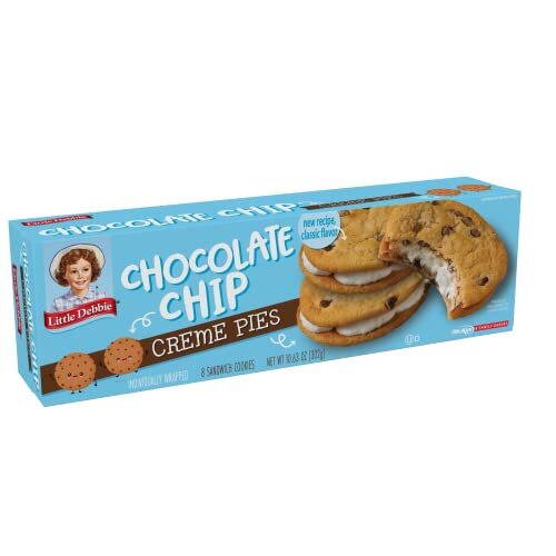 Chocolate Chip Creme Pies, 64 Individually Wrapped Sandwich Cookies (8 ...