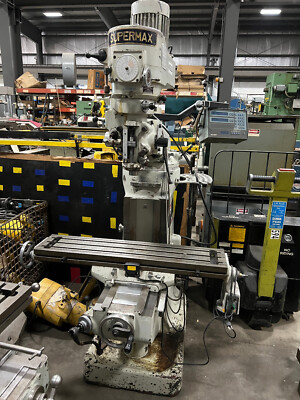 SUPERMAX VERTICAL MILL MODEL YC-1 1/2VA, 9 x 42 IN. TABLE, 60-4200 RPM ...