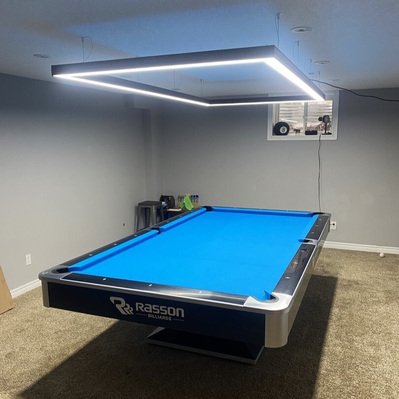 8FT Modern Pool Table Lighting - Perimeter LED Billiard Lights | eBay