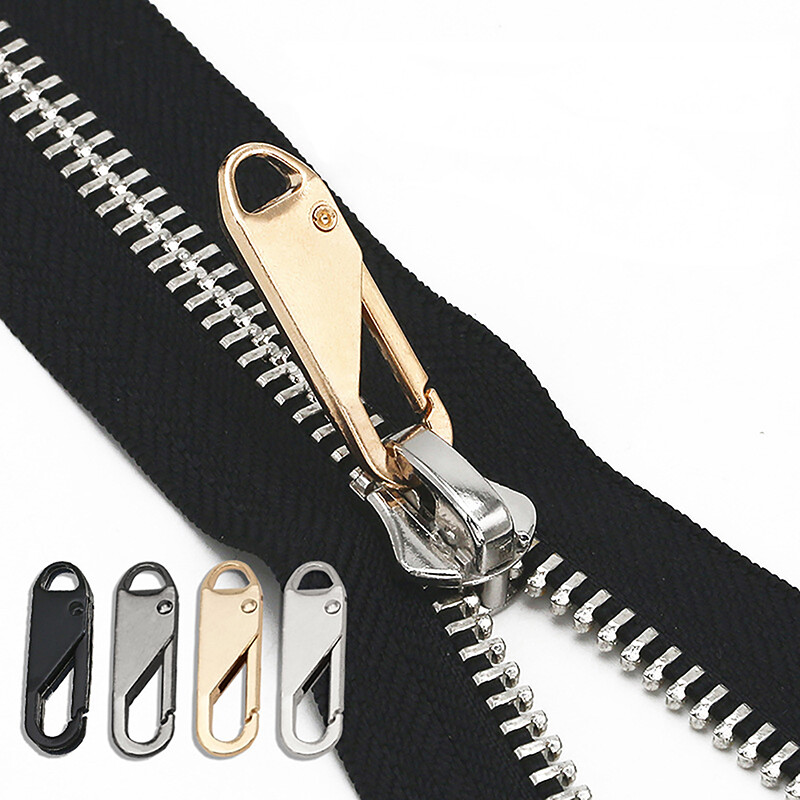 5 Pcs Metal Zipper Pull Replacement Detachable Zipper Slider Pull Tab ...