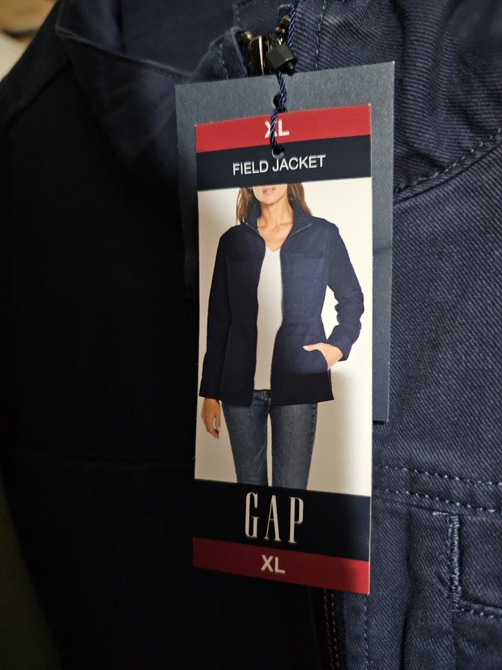 GAP field jacket women's comfort sweater 100% cotton Slight Variation ...