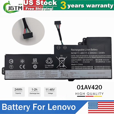 01AV420 01AV421 01AV419 Battery For Lenovo ThinkPad T470 T480 A485 TP25 ...