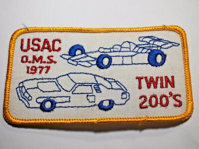 1977 USAC Twin 200's Racing Patch | eBay