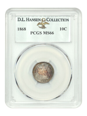 1868 10C PCGS MS66 ex: D.L. Hansen | eBay
