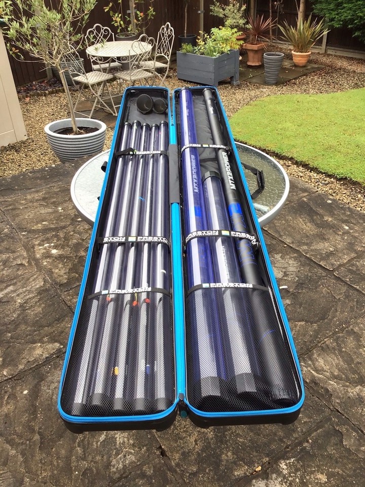 Matrix MTX 2 Power 14.5m Pole + 3 Power Top Kits 1 Match Kit Cupping ...