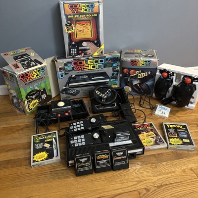 Colecovision 4 Pc Bundle! Console, Exp Module 2, Roller Controllr ...