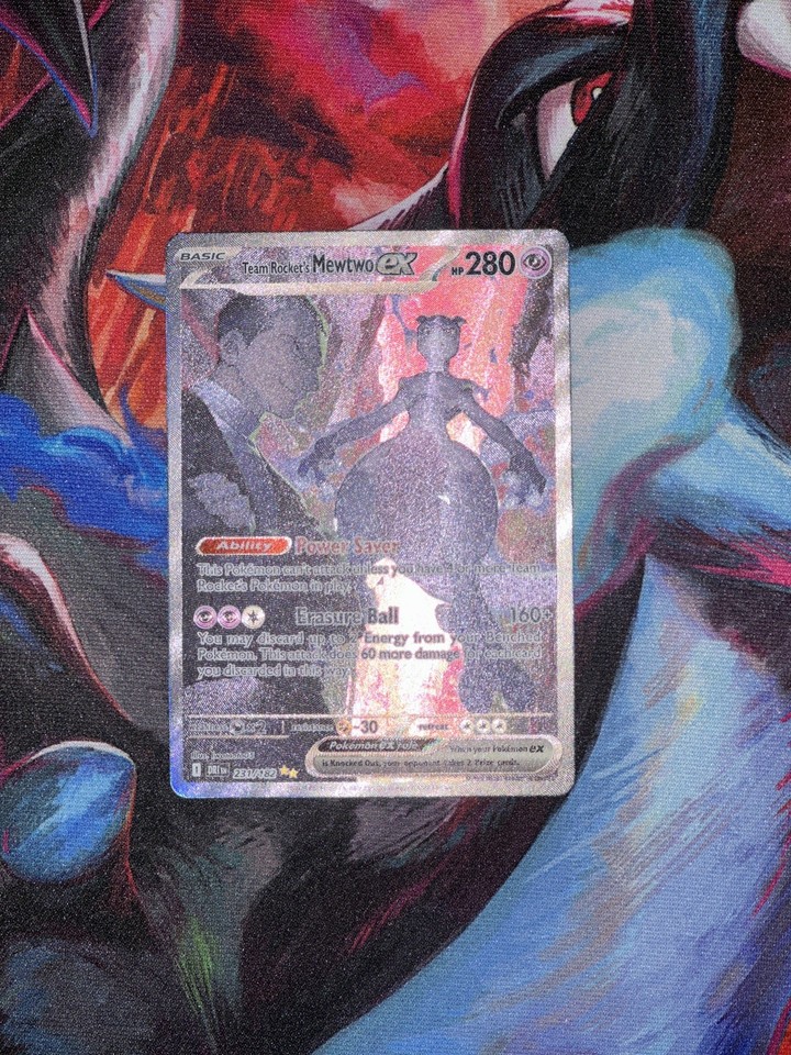 Team Rocket's Mewtwo EX 231/182 Sv10: Destined Rivals SIR - LP ...