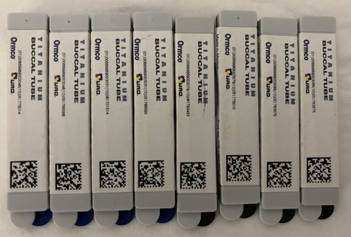 Ormco Damon Titanium Tubes ORTHOS LOT of 8 Sleeves For Damon q Q2 Damon ...