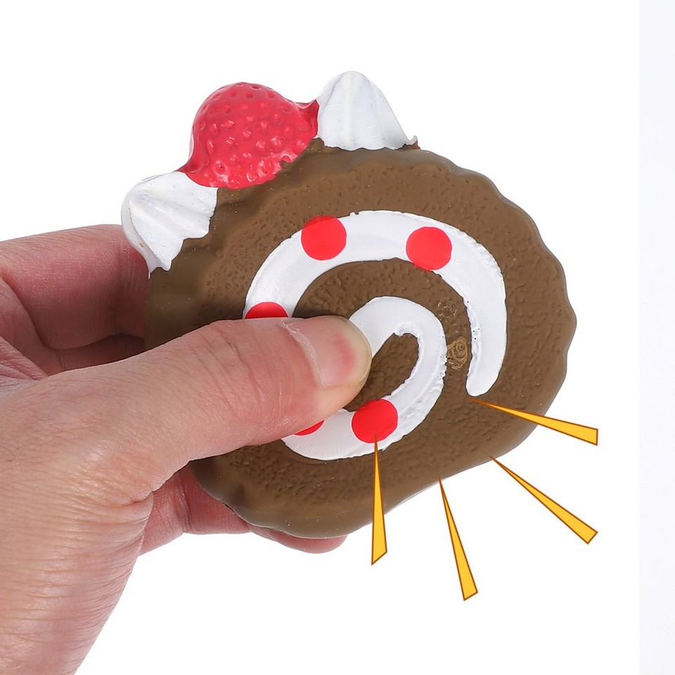 Squeaky Latex Dog Toy for Teething Puppies Chew Toy for Small Dogs ...