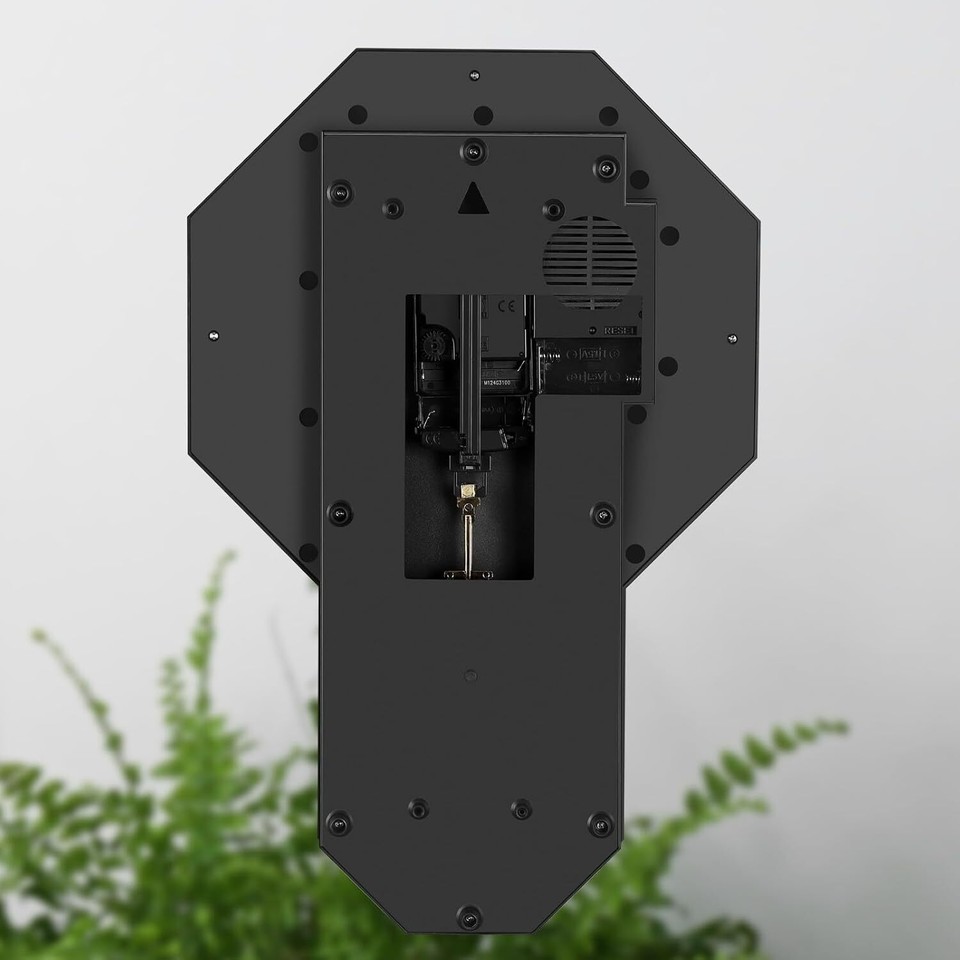 Battery Powered Pendulum Wall Clock with Pendulum Regulator Clock | eBay