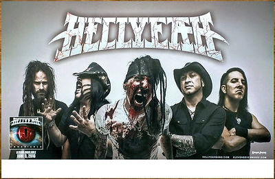 HELLYEAH Unden!able Ltd Ed RARE Tour Poster +BONUS Band Sticker PANTERA MUDVAYNE | eBay