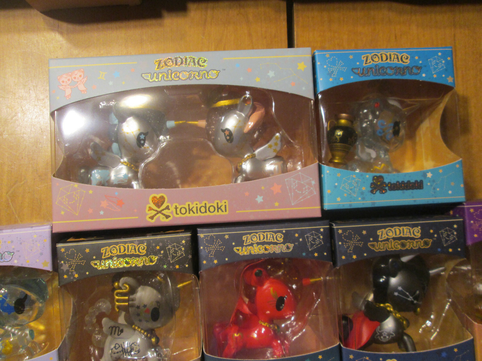 TOKIDOKI ZODIAC UNICORNO COMPLETE SERIES All 12 Aries Gemini Taurus ...