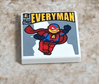 New LEGO Simpsons Comic Book Magazine EVERYMAN Superman Everyday Man ...