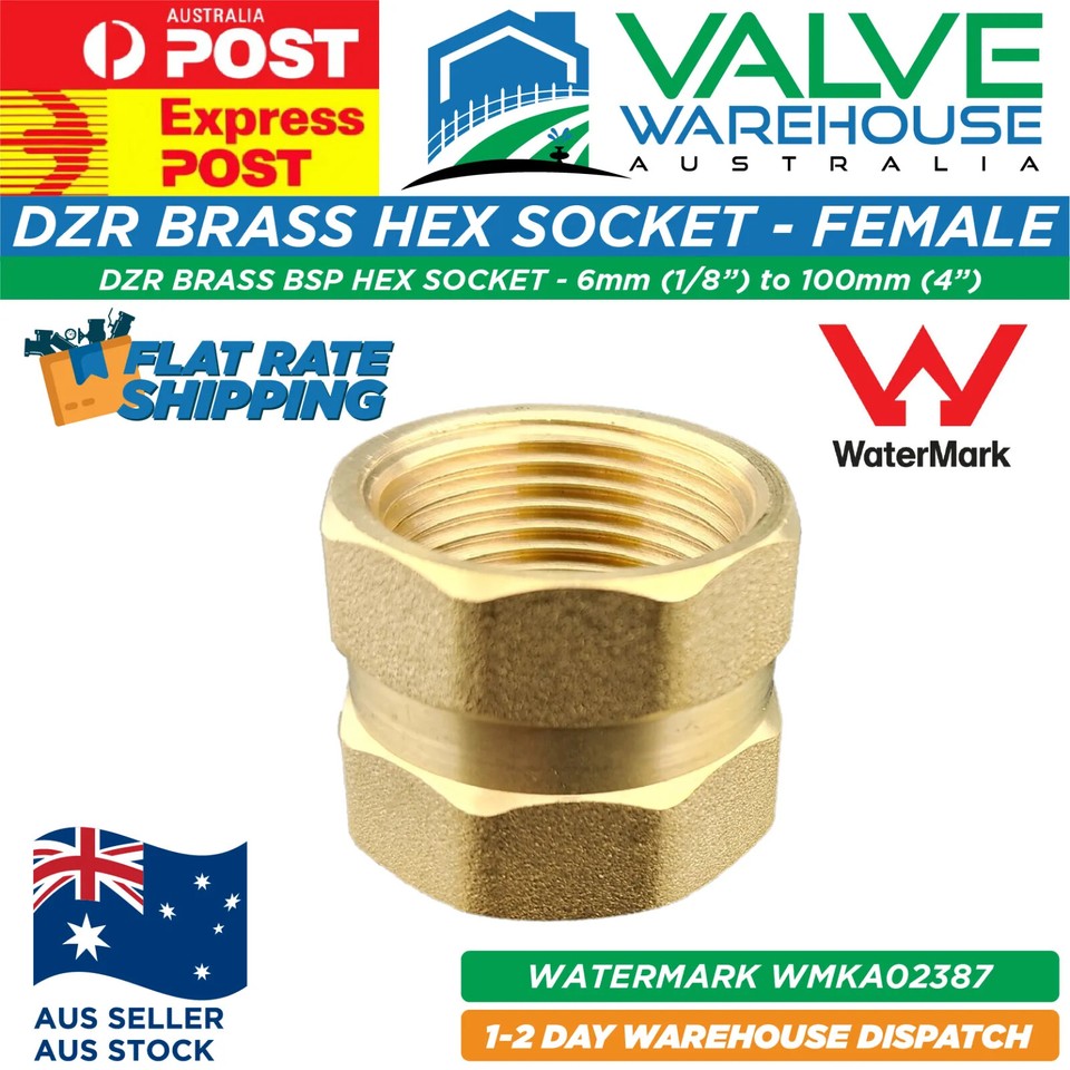 BRASS THREADED & BARBED FITTINGS - BSP - WIDE RANGE OF SIZES- FLAT RATE ...