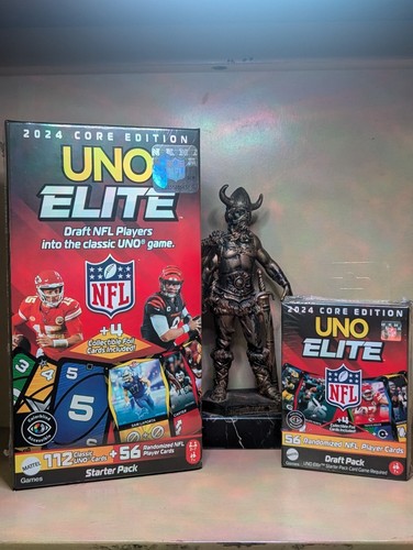 2024 Uno Elite NFL Starter Pack and Draft Pack Factory Sealed 8 Foil ...