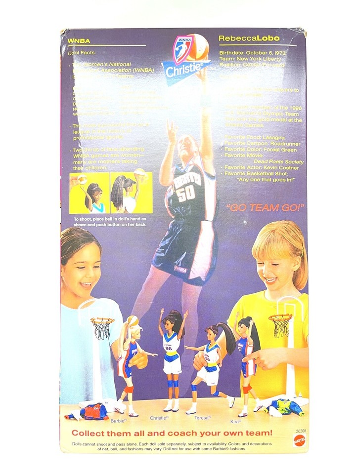 Vintage WNBA Barbie - Christie Doll 1998 Mattel #20206 | eBay