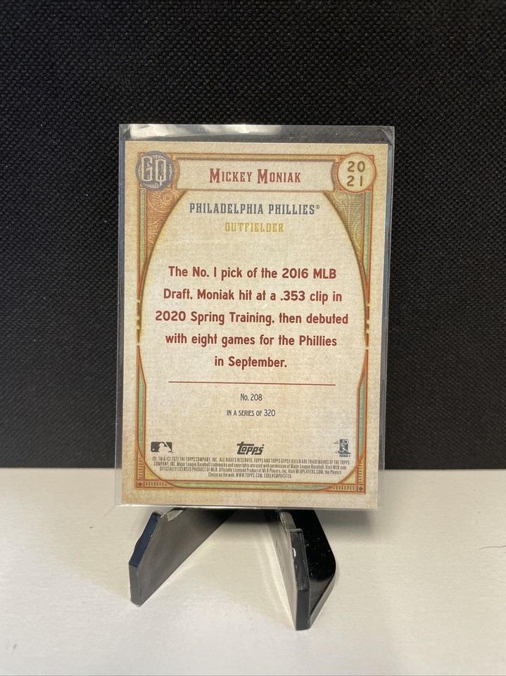 Mickey Moniak 2021 Topps Gypsy Queen RC #208 | eBay