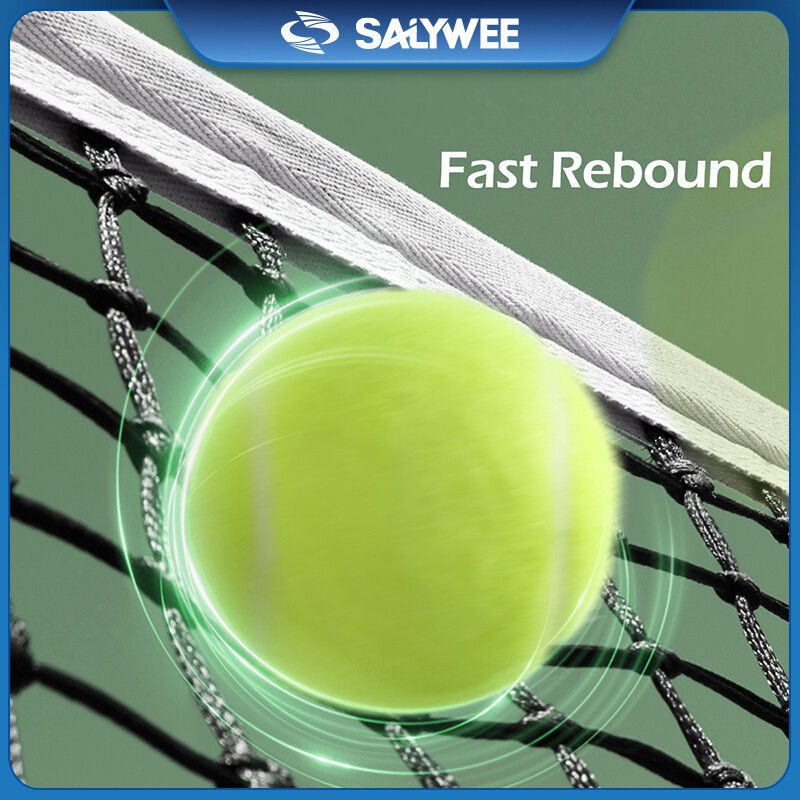 SALYWEE 12pcs Green Tennis Ball Superior Rubber with Chain Transparent ...