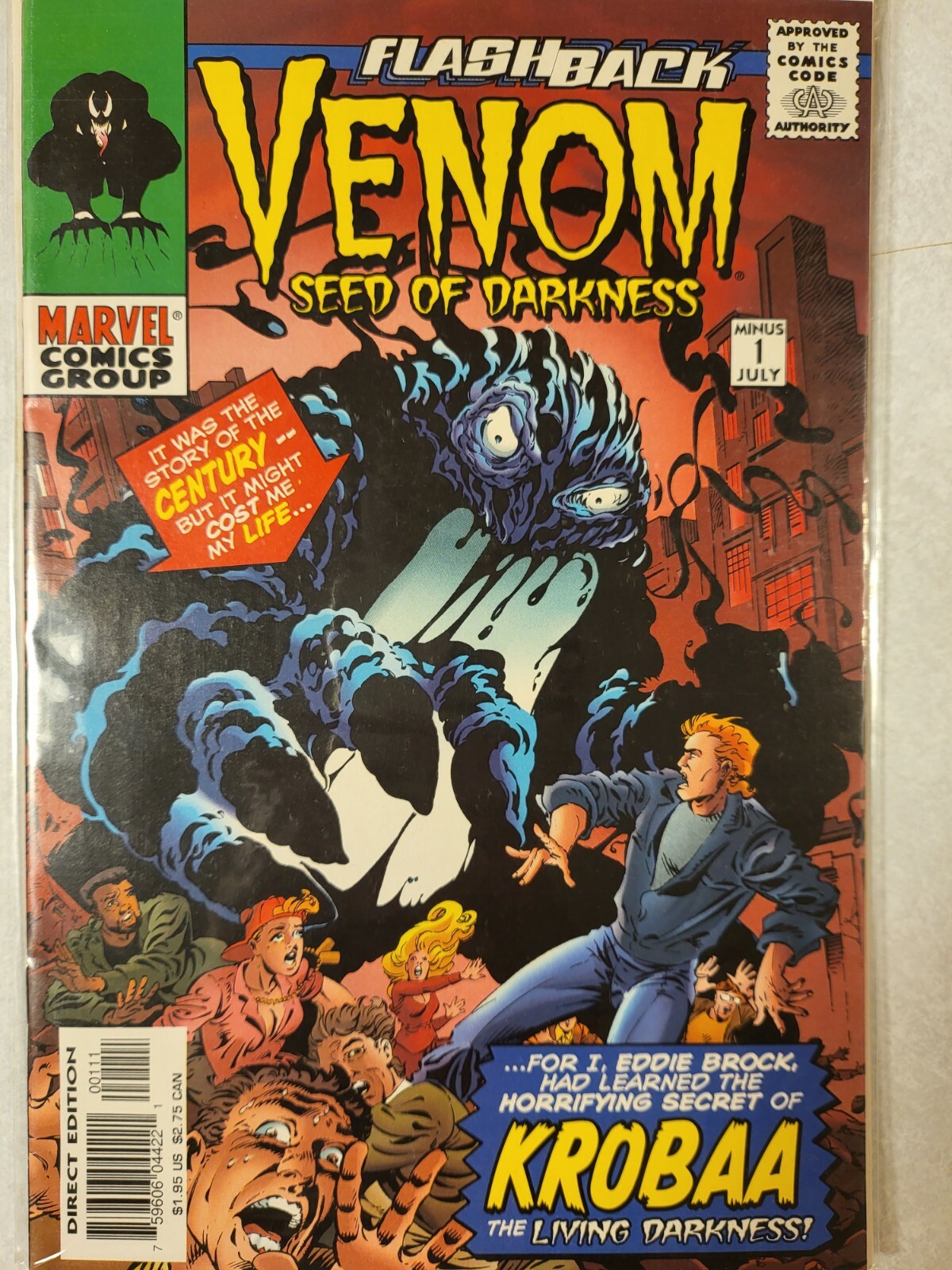 Marvel Venom Seed Of Darkness Flashback minus 1 july Comic Book Vf | eBay